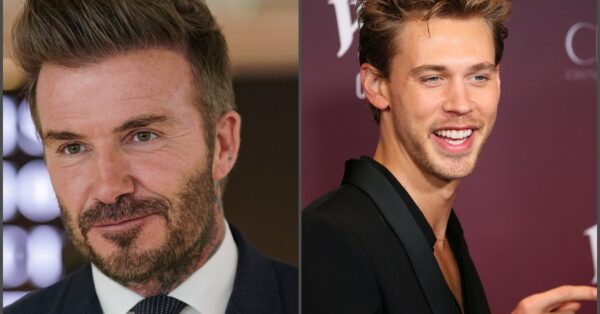 Ο David Beckham και ο Austin Batler σηκώνουν δέντρο από τον δρόμο για ...