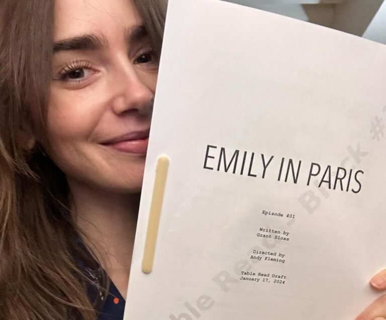 Οι πρώτες φωτογραφίες της Lily Collins για την 4η σεζον του “Emily In ...