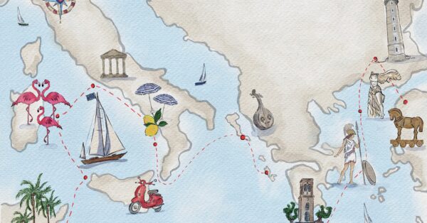 Ακολουθώντας το ταξίδι του Οδυσσέα στον αληθινό χάρτη | Marie Claire ...